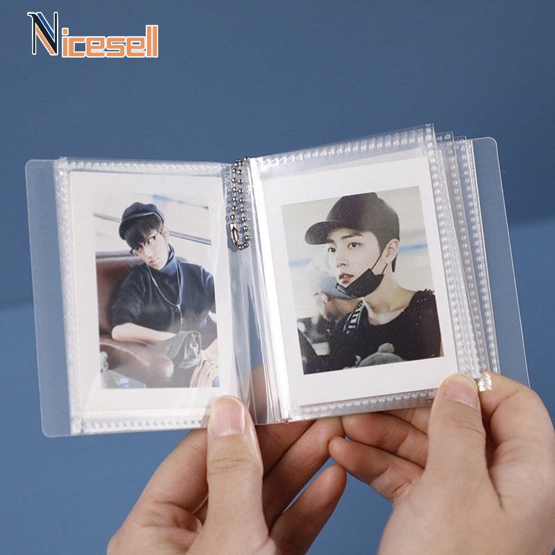 Transparent Photo Album Small Card Commemorative Storage Book 2-Inch 3 ...
