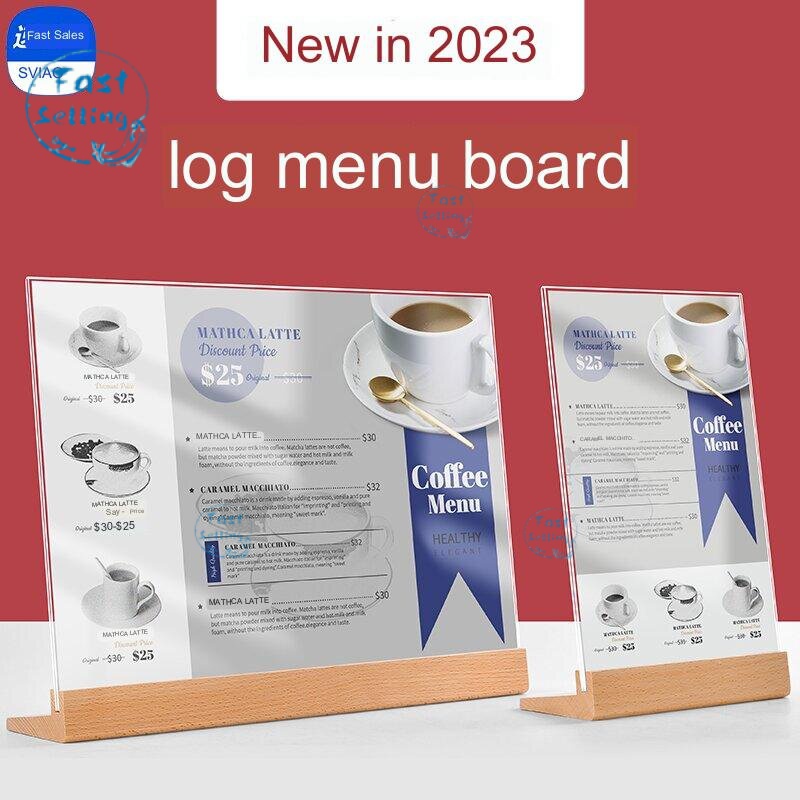 Display board table menu stand menu display board milk tea shop price ...