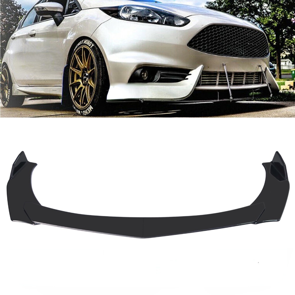 LANTOP For Ford Fiesta S Se St 2011-2019 Car Front Bumper Lip Body Kit ...