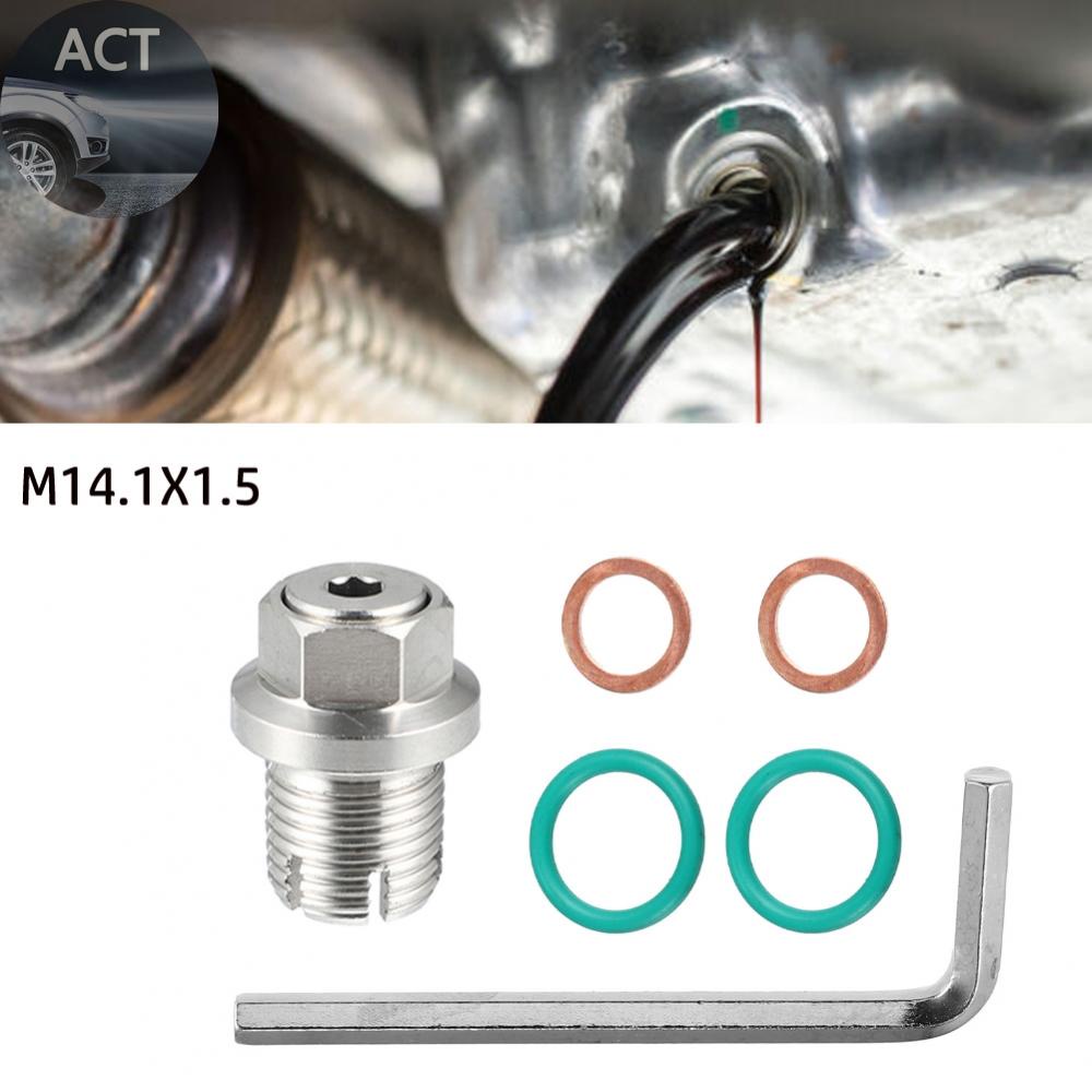 【ACT】Oil Drain Plug Hex Wrench Piggyback Drain Plug Self Tapping Oil ...