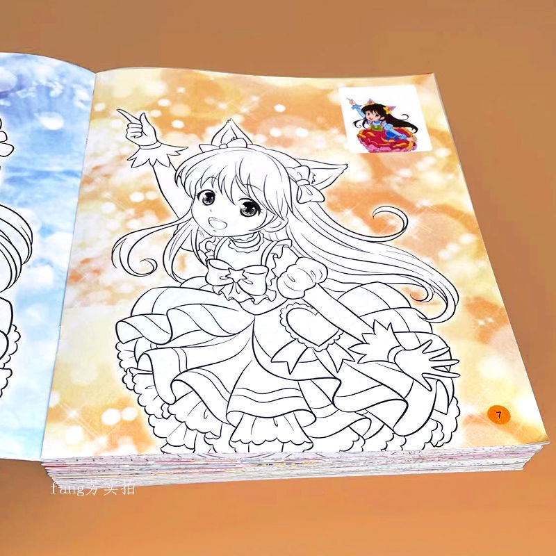 Oriental premium# princess coloring Painting Book 3-6-8-10 years old ...