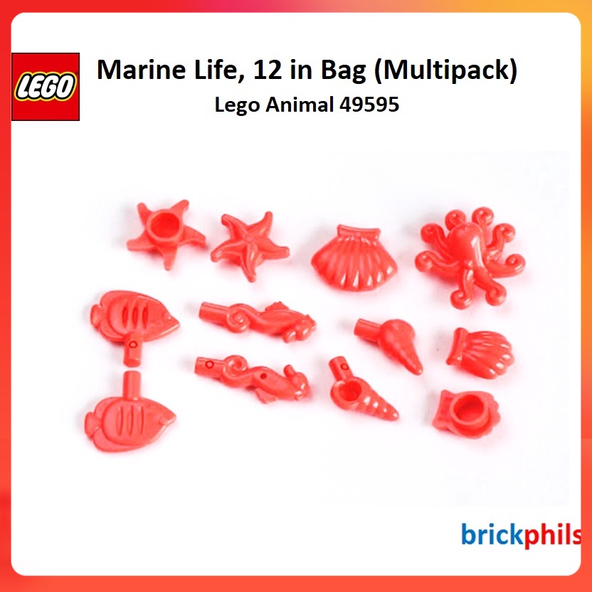 Lego Animal 49595 Marine Life, 12 in Bag (Multipack) | Shopee Philippines