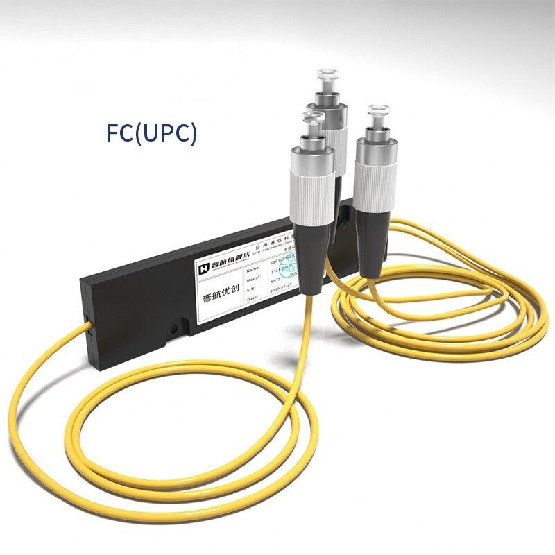 Fc/upc Splitter 1 Point 2 Optical Fiber Splitter FC Head One Point Two ...