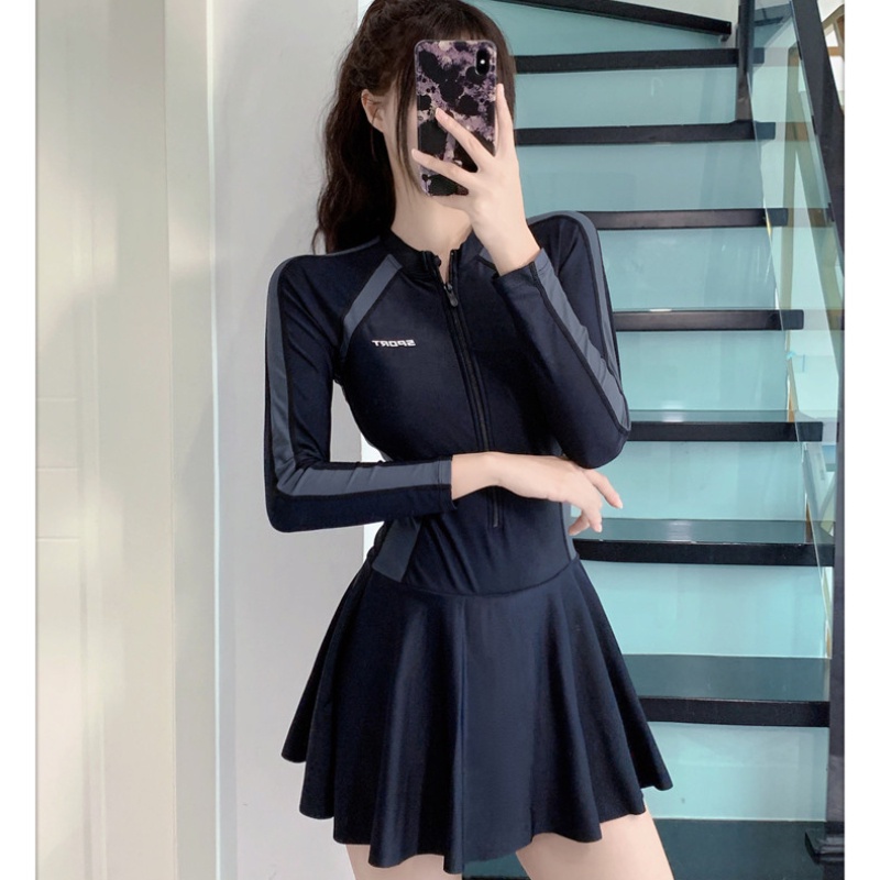 2024 Summer new swimwear swimsuit Korean conservative ins fashion cute ...