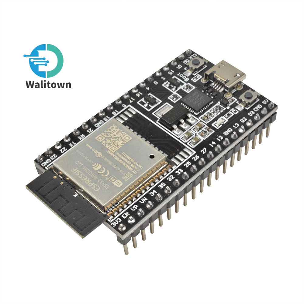 Esp32 Devkitc Development Board Equipped With Wroom 32d Wroom 32u Module Cp2102 Micro Usb