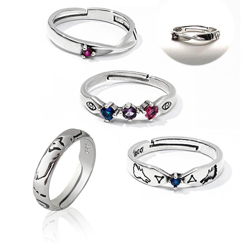 Jujutsu Kaisen Itadori Yuji Gojo Satoru Ring Adjustable Opening Rings ...