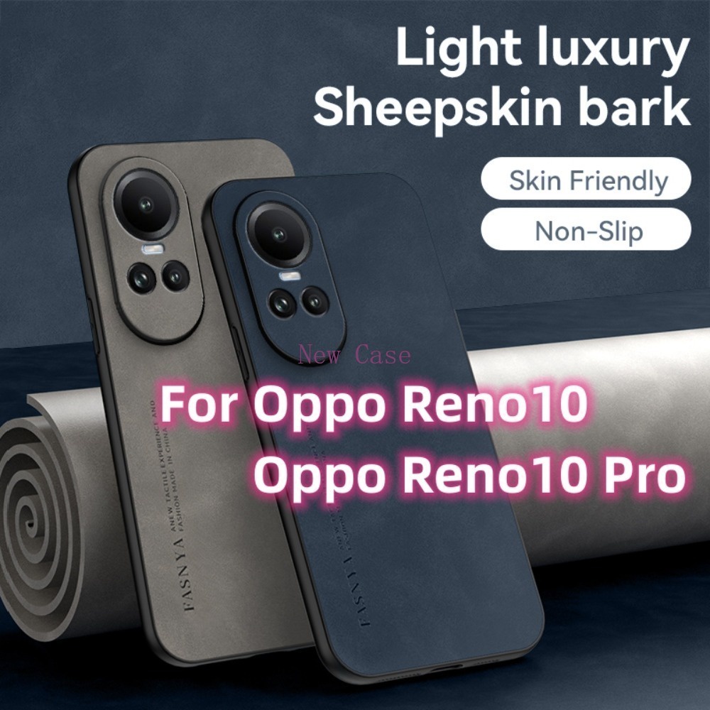 Luxury Sheepskin Leather Casing For Oppo Reno 10 10Pro Reno10 Reno10Pro ...