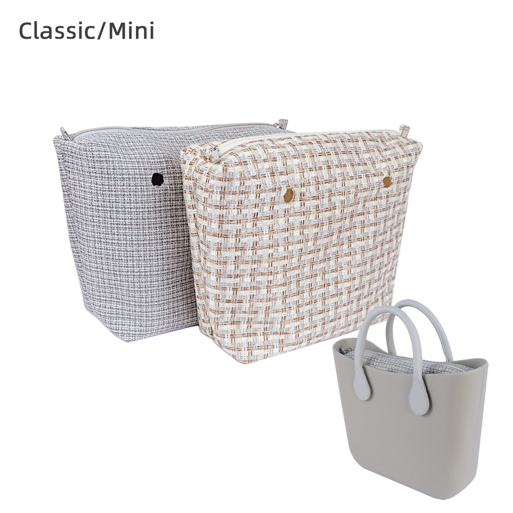TANQU Classic Mini linen canvas organizer fabric inner lining Insert ...