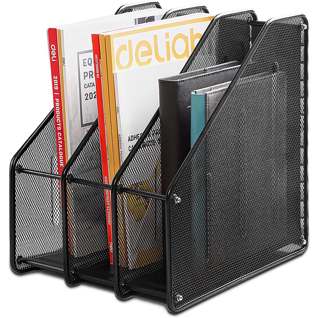 Desk Organizer Tray with 3-Tier File Organizer Office Desk Organizer ...