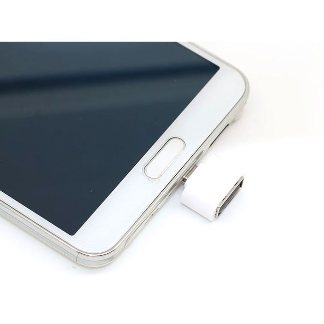 Mini OTG Adapter Micro USB To USB Female - V8 - White | Shopee Philippines