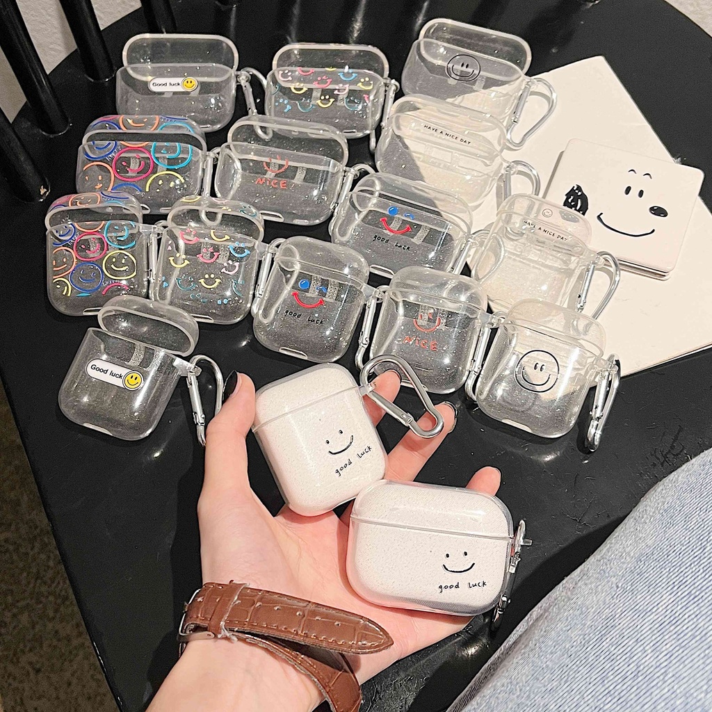 Cute Clear Case for AirPods 1/2/3/Pro Pro2 Simple Ins Lovely TPU ...