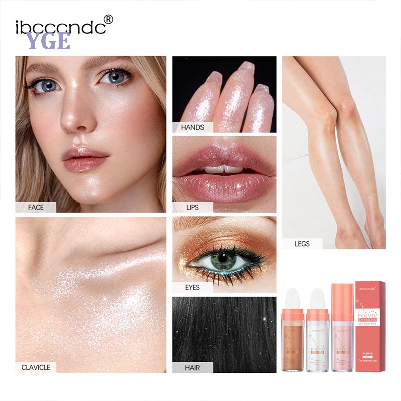 Yonger Highlighter Powder Body Glitter Highlighter Glitter Powder Pen ...