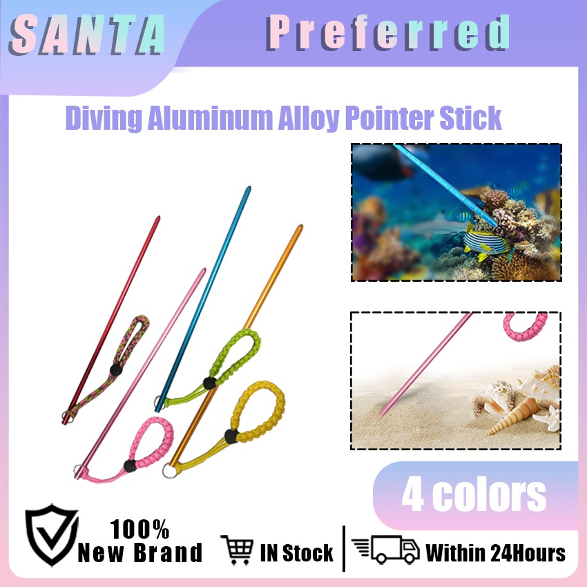 35cm Aluminum alloy Scuba Diving Dive Lobster Stick Pointer Rod with ...