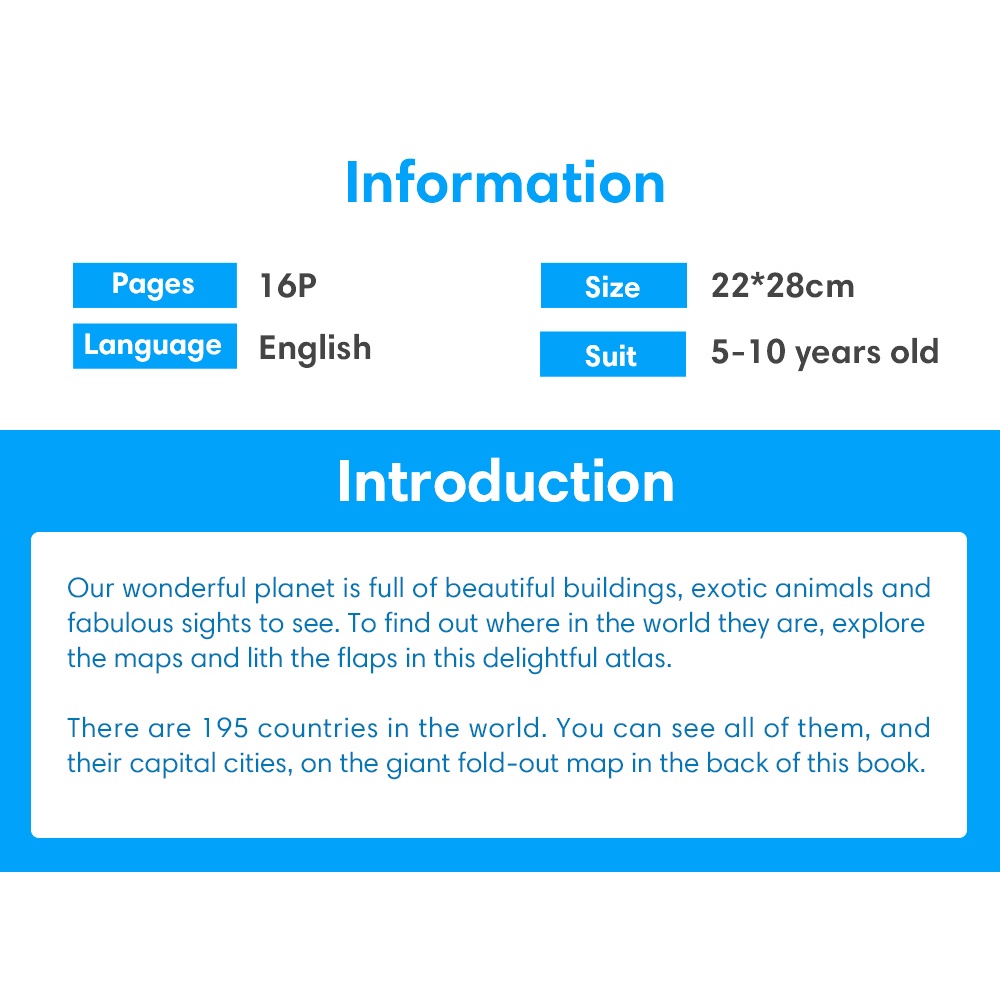 Usborne Lift The Flap Picture Atlas Popular Science Flap Board Books ...