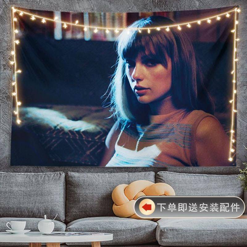 Taylor Swift Tapestry Polyester Wall Hanging cloth Sofa Bedroom ...