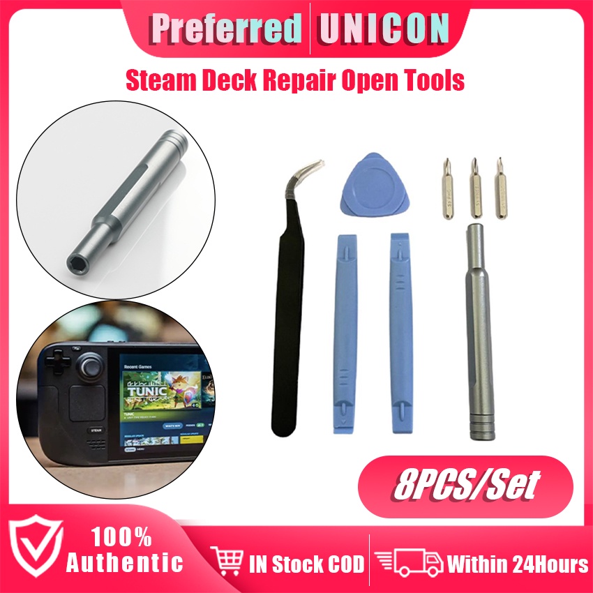 Steam Deck 8pcs/set Repair Tools Screwdriver Set Replacement S2 Bits ...