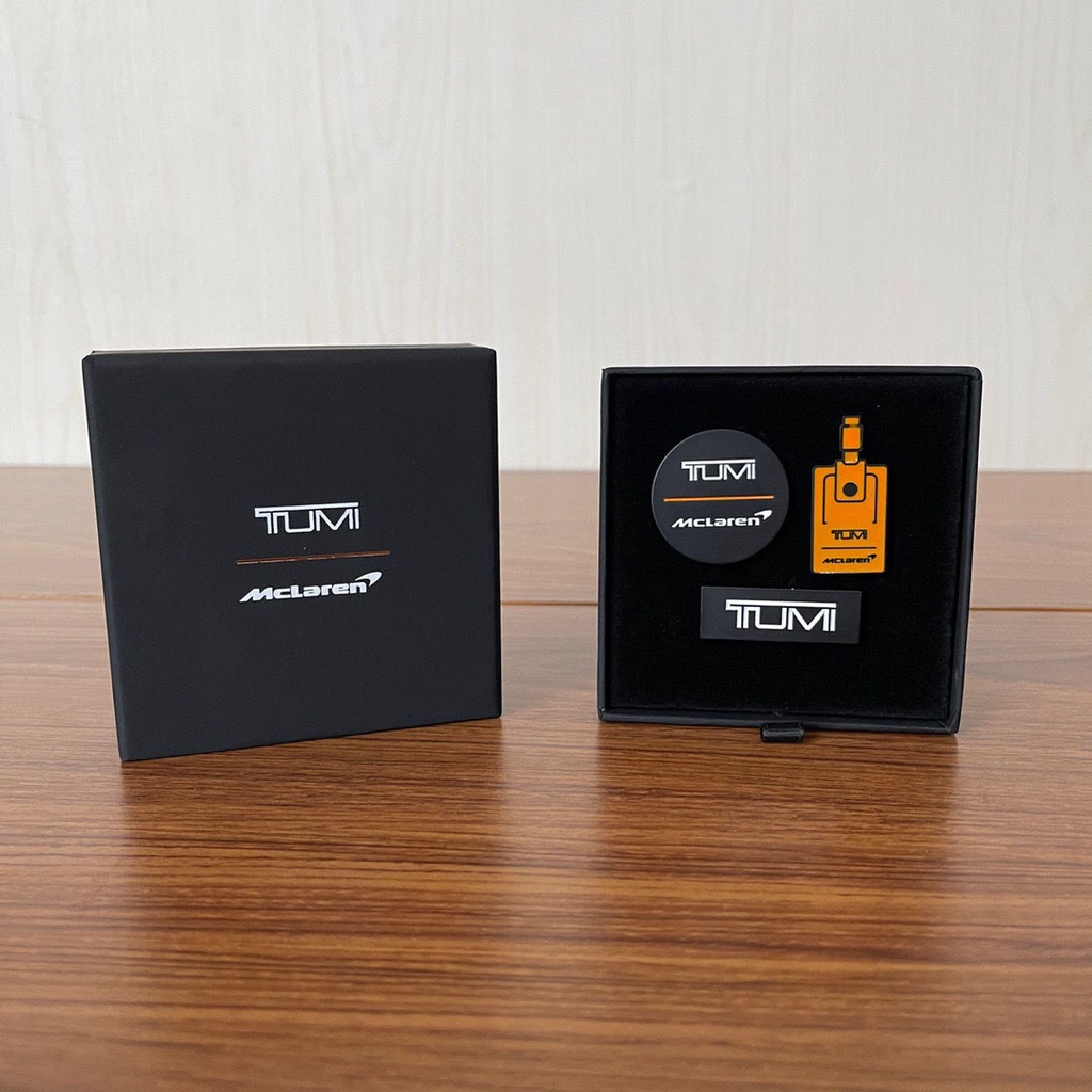 TUMI | McLaren Co-Branded Series Jizhi Hardware Badge Sticker Gift Box ...
