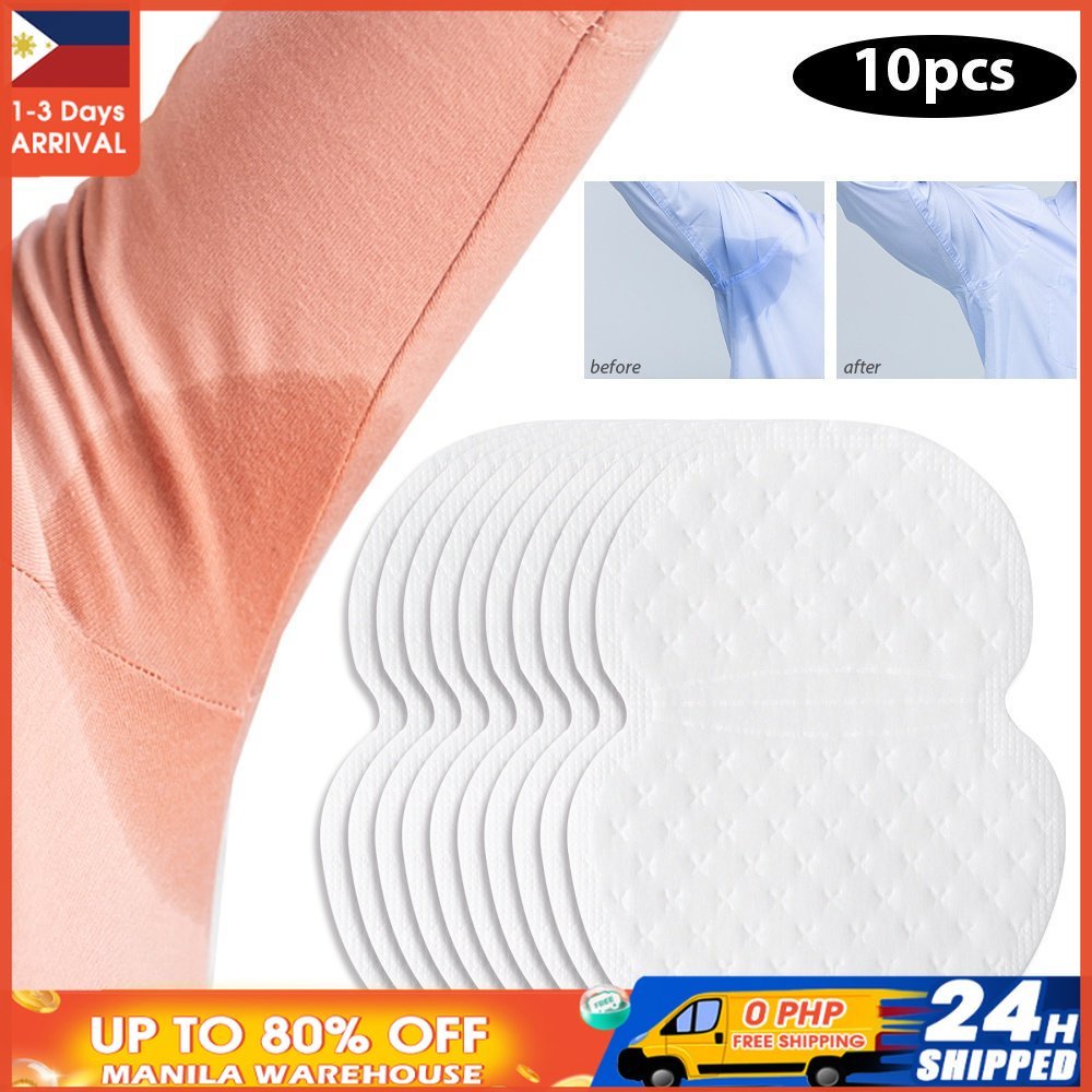 10/30/50Pcs Disposable Sweat Pad Underarm Adhesive Sweat Patch Armpit ...