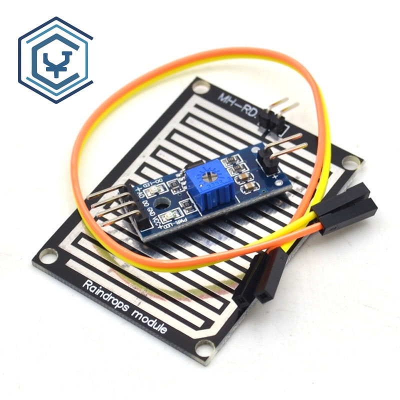 DC 3.3V-5V Snow/Raindrops Detection Sensor Module Dual Double sided ...