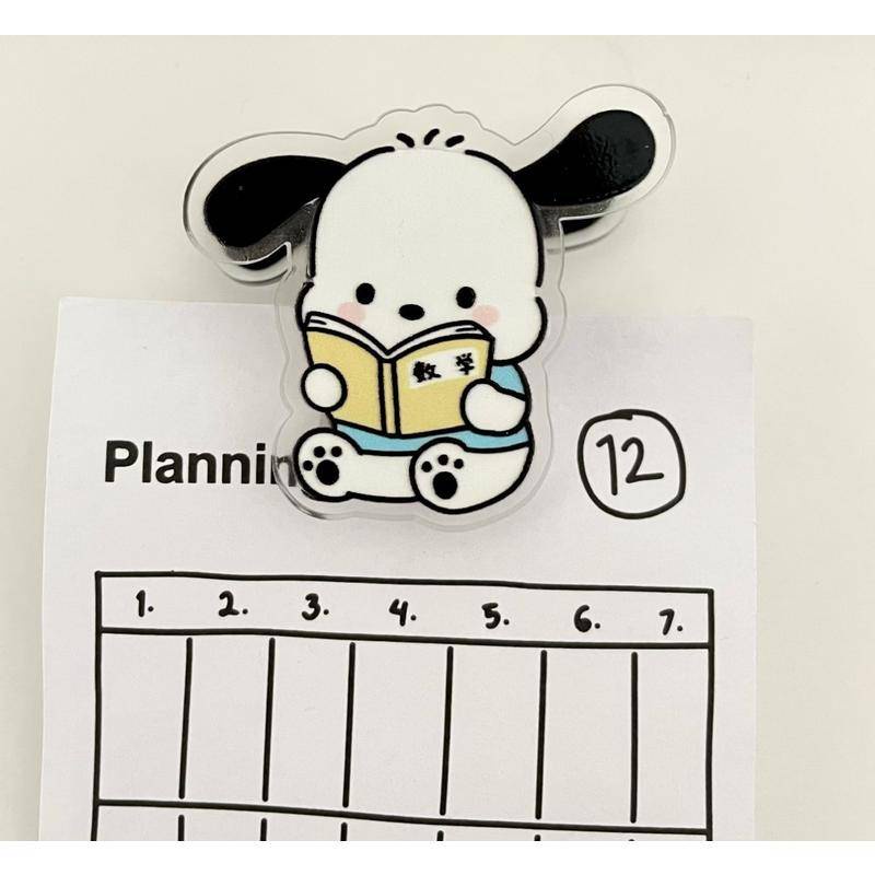 Anime Sanrio Kawaii Cartoon Acrylic Paper Clip Decorative Bookmark ...