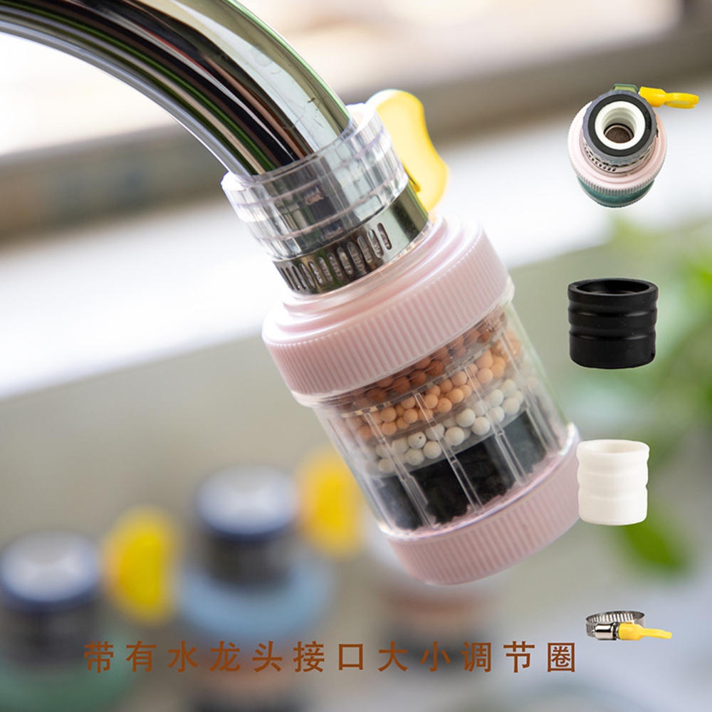 Rotatable Faucet Water Filter Removable and washable 6 layers of ...