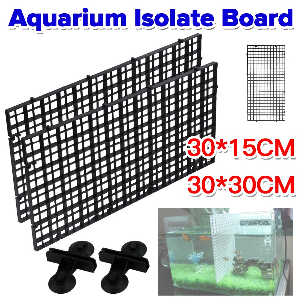 Fish Tank Isolation Board Bottom Divider Aquarium Grid Divider White ...