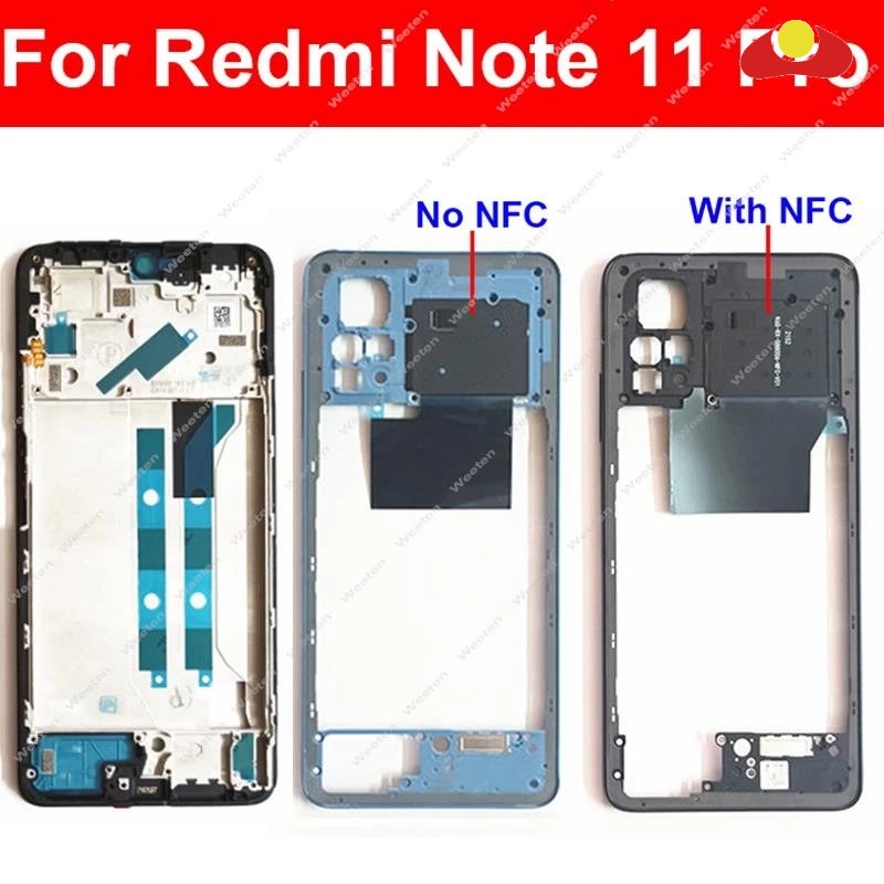 Middle LCD Frame Housing For Xiaomi Redmi Note 11 Pro 2201116TG ...