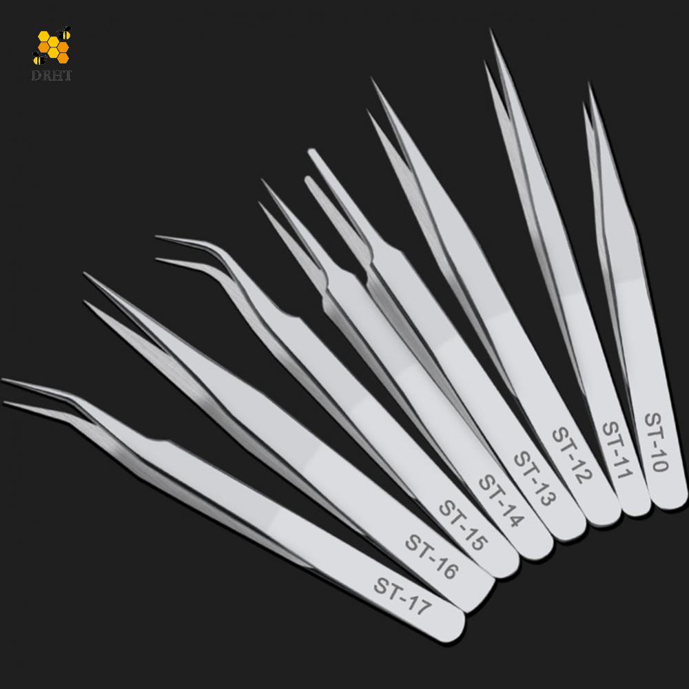 DHEART~Corrosion Resistant Anti Acid Stainless Steel Tweezers for ...