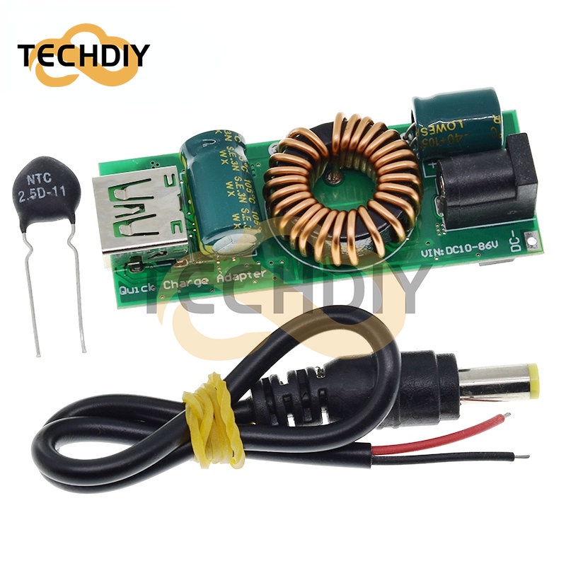 QC4.0 QC3.0 Type-C USB DC12-72V 4.5A 65W Step Down Mobile Phone Quick Charger Module For Huawei ...