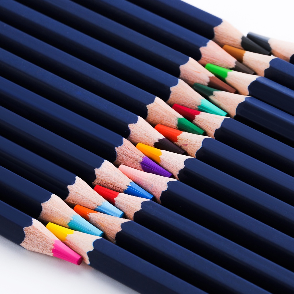 Deli Finenolo Color Pencil Set 24/36/48 Colored Artist Drawing ...