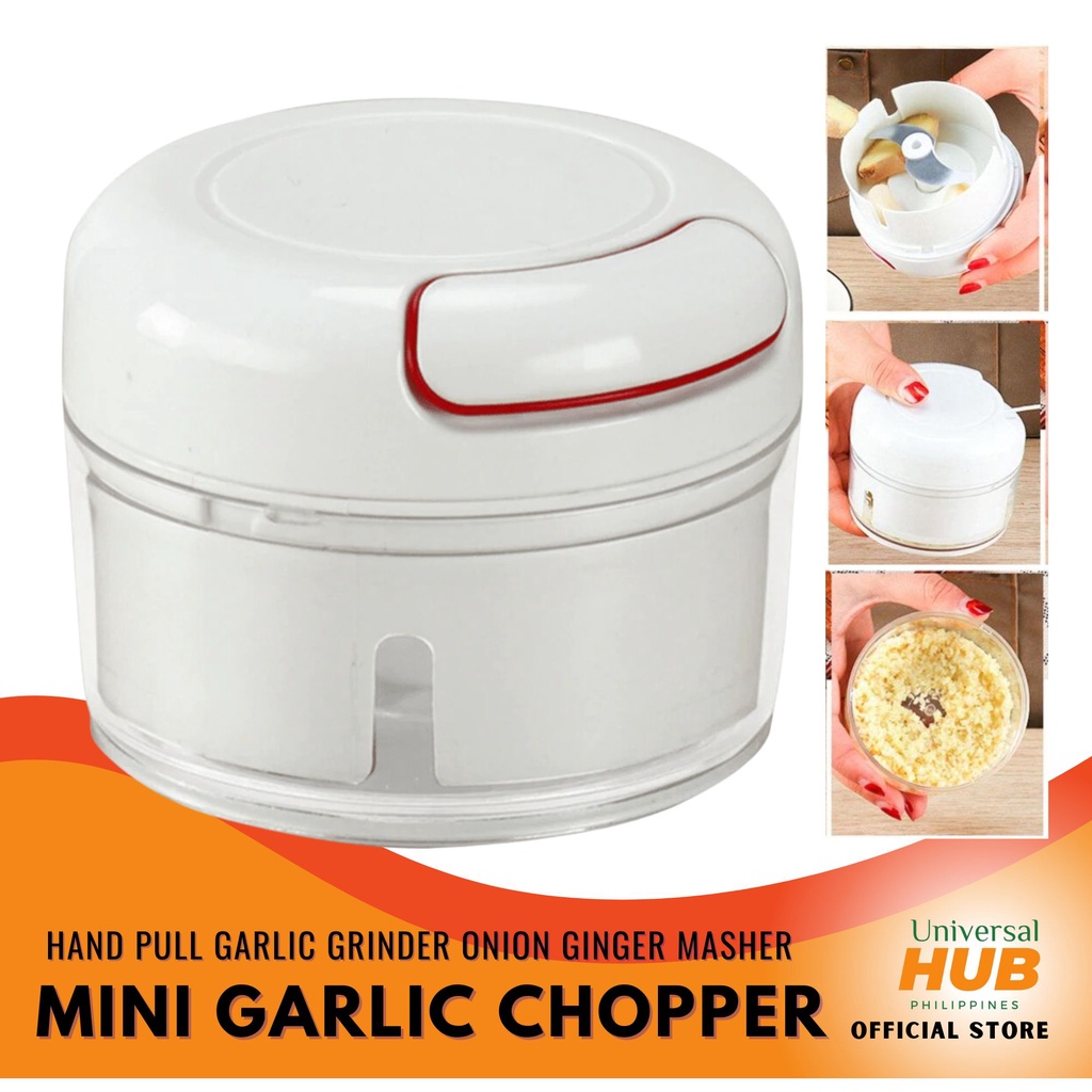Universal hub ph Mini Food Chopper Hand Pull Garlic Grinder Onion ...