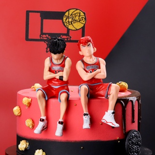 15cm Anime SLAM DUNK Sakuragi Hanamichi PVC Action Figures Rukawa Kaede ...