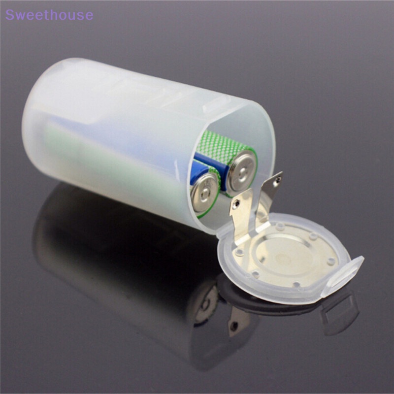 Sweethouse 1pc 2AA to D Battery Holder Conversion Adapter Box Switcher ...