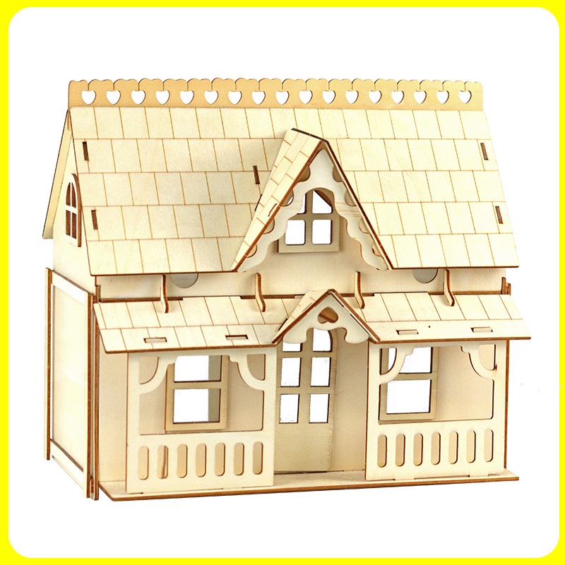 Wooden Simulation Model Adult Educational DIY Toy Wooden Assembly 3D ...