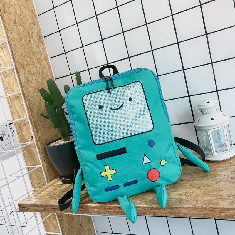 Cute Cartoon Dumb Adventure Time Backpack Soft Girl Two-dimensional ...