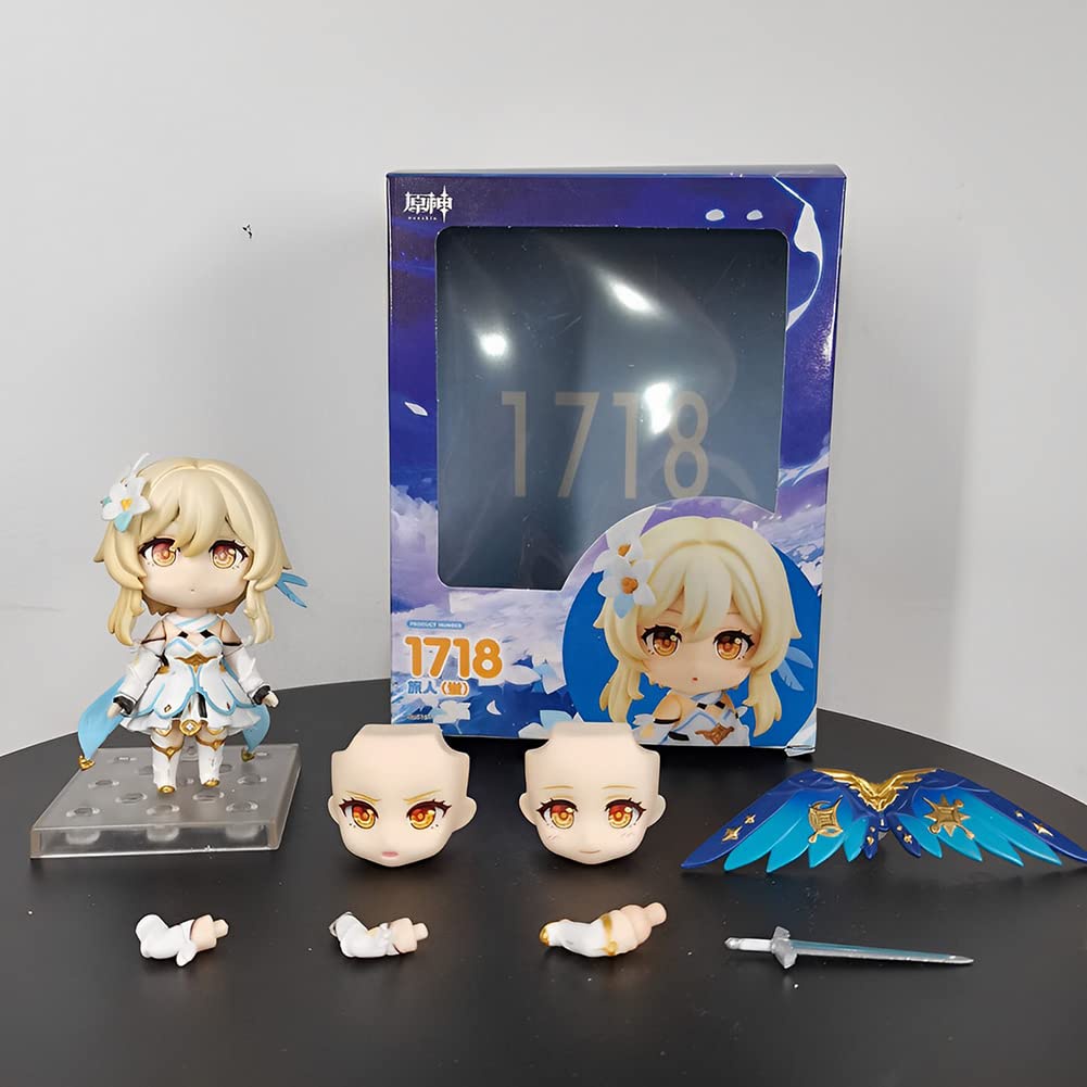 Mona Figma Genshin Impact Nendoroid Lumine Traveler Hilichurl Action ...