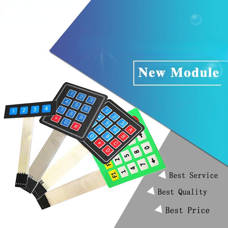 New 4 12 16 20 Key 4*4 Membrane Switch Keypad 1x4 3x4 4x4 4*5 Matrix Array Matrix keyboard for ...
