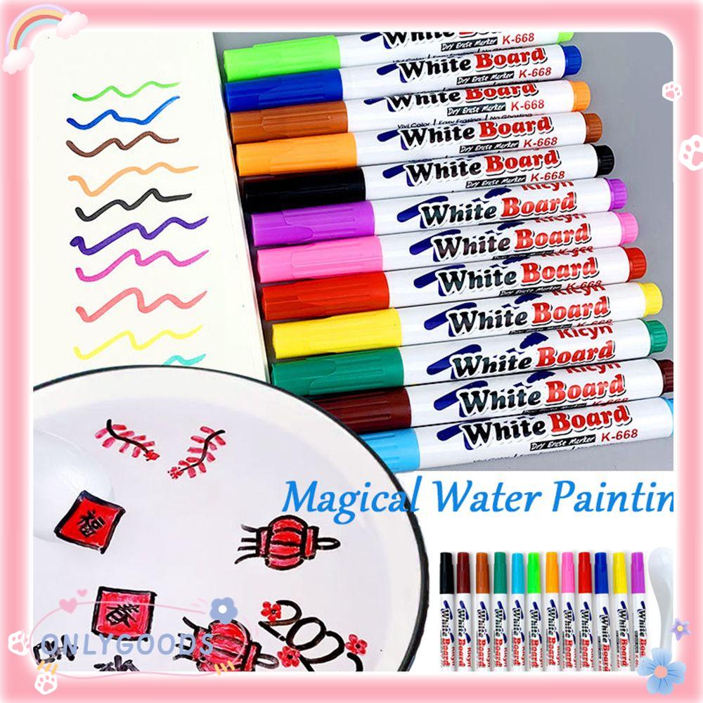 ONLY 8/12 Colors Magical Water Painting Pen Floating Doodle Pen ...