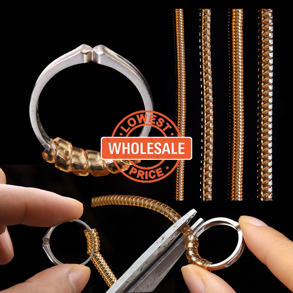 Clear Ring Size Adjuster for Loose Rings Invisible Jewelry Tools Spiral ...