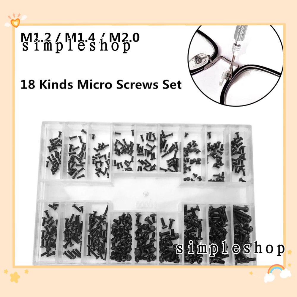 SIMPLE Small Screws, Stainless Steel Mini Screws Assortment Kit, Fixing ...