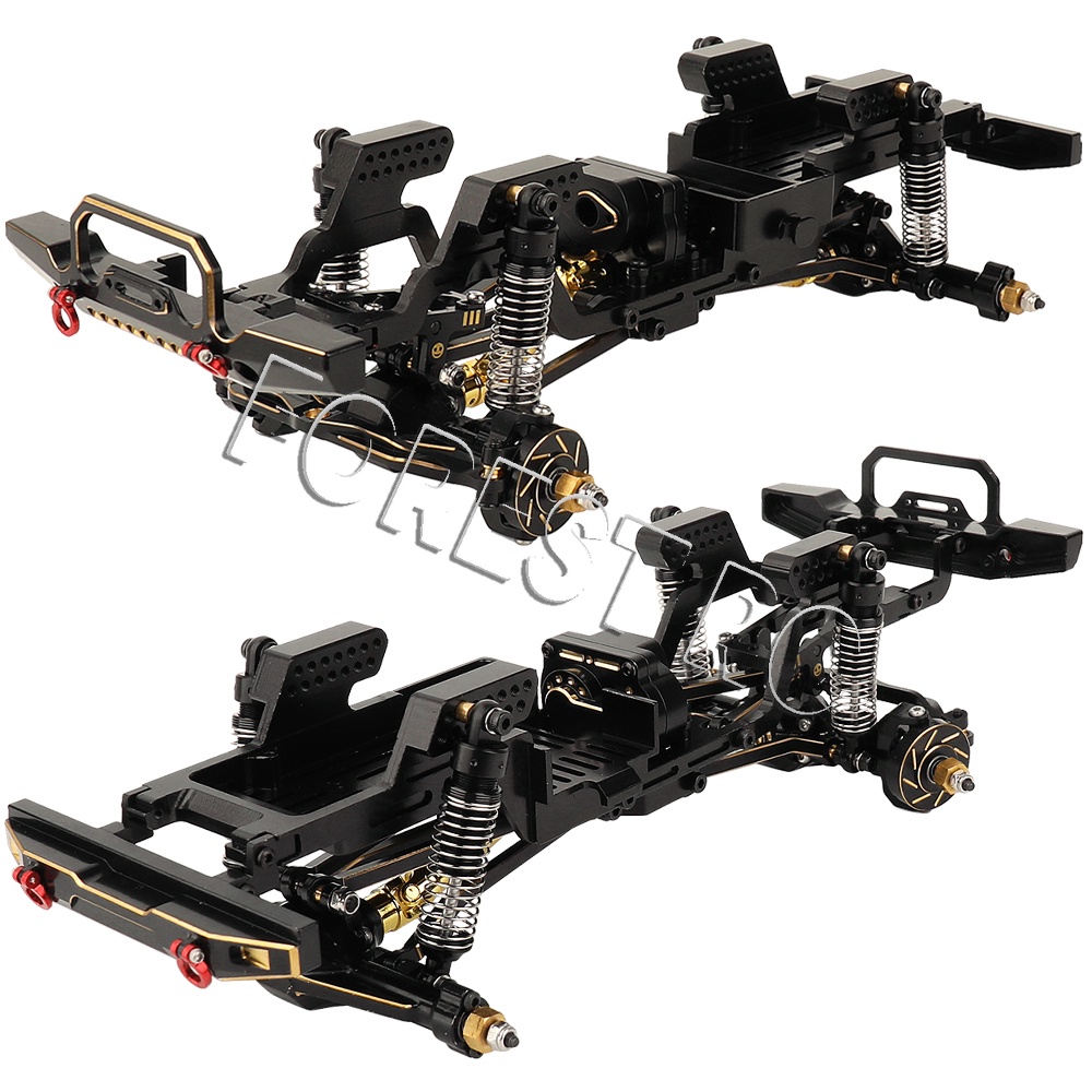 TRX4M Brass Assembled Car Integrated Main Chasiss Frame Kit with Axles ...
