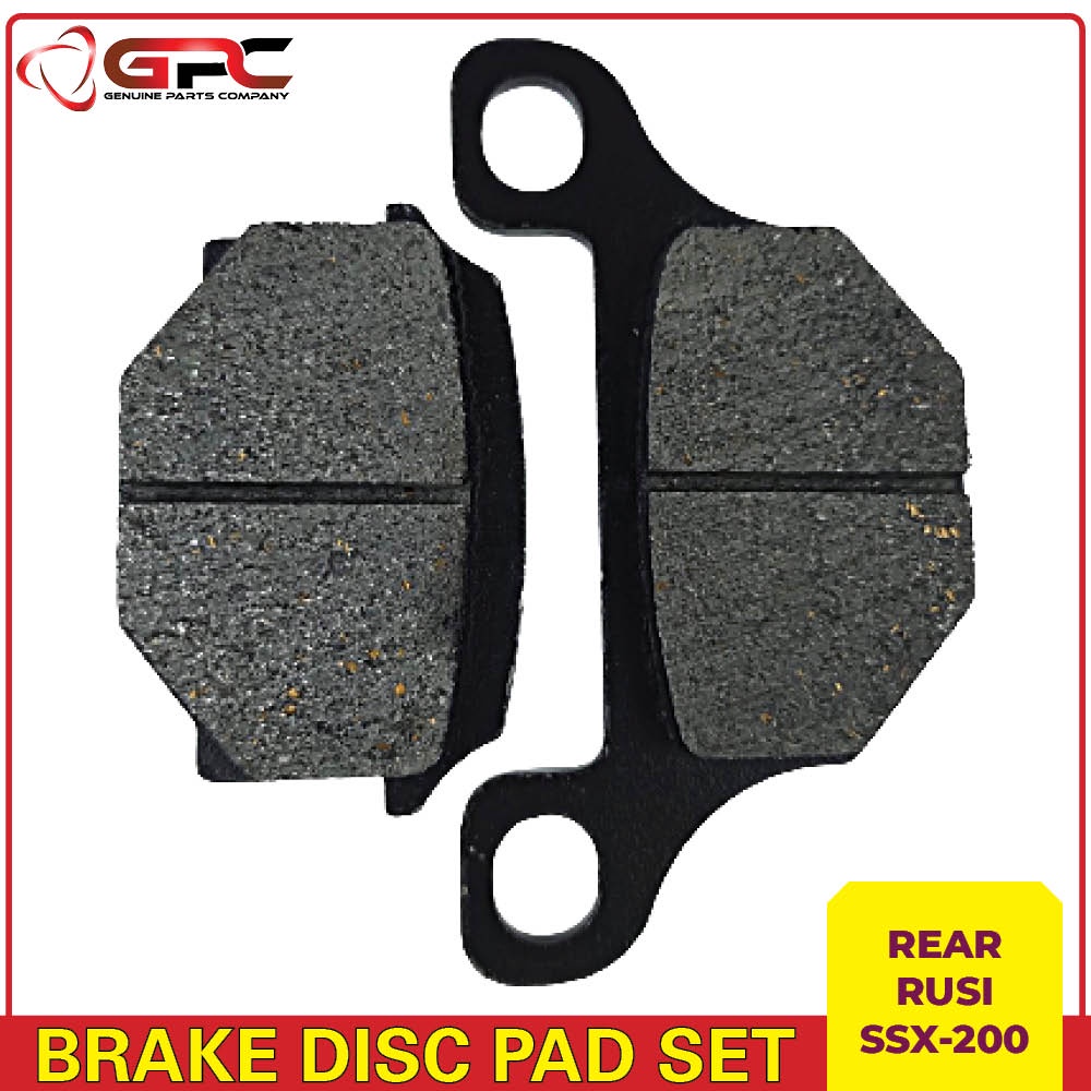 GPC RUSI SSX-200 REAR Brake Disc Pad Set | Shopee Philippines