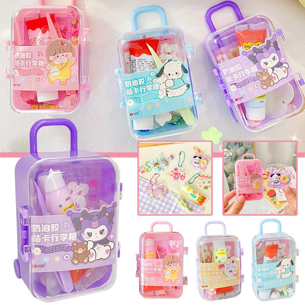 Cartoon 3D Sticker Guka Set Luggage DIY Cute Guka Girl Toy Children's ...