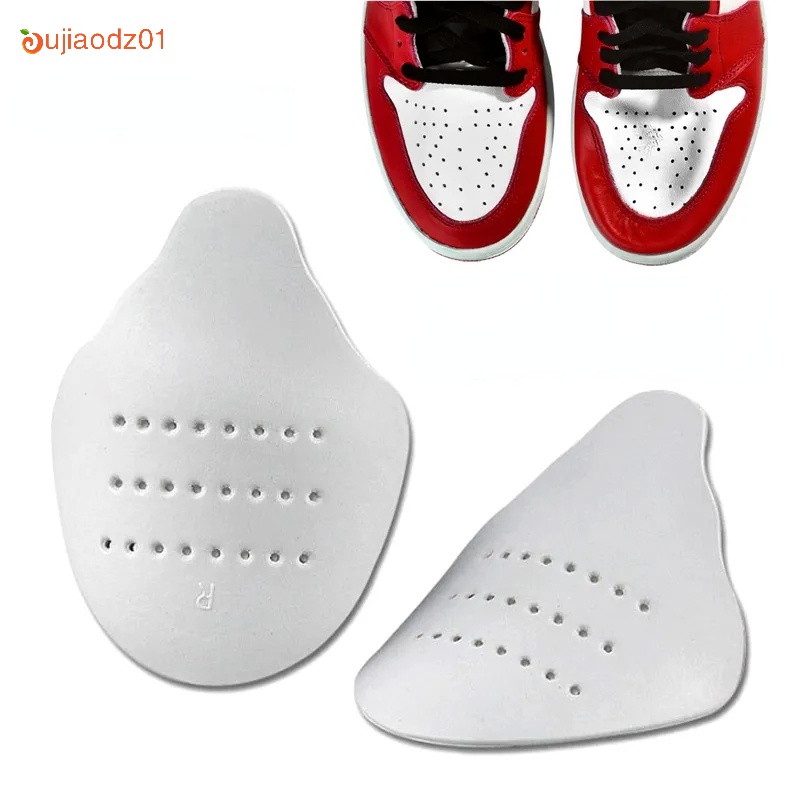 1Pair Shoe Anti Crease Shaping Shield Black White EVA Thin Breathable ...