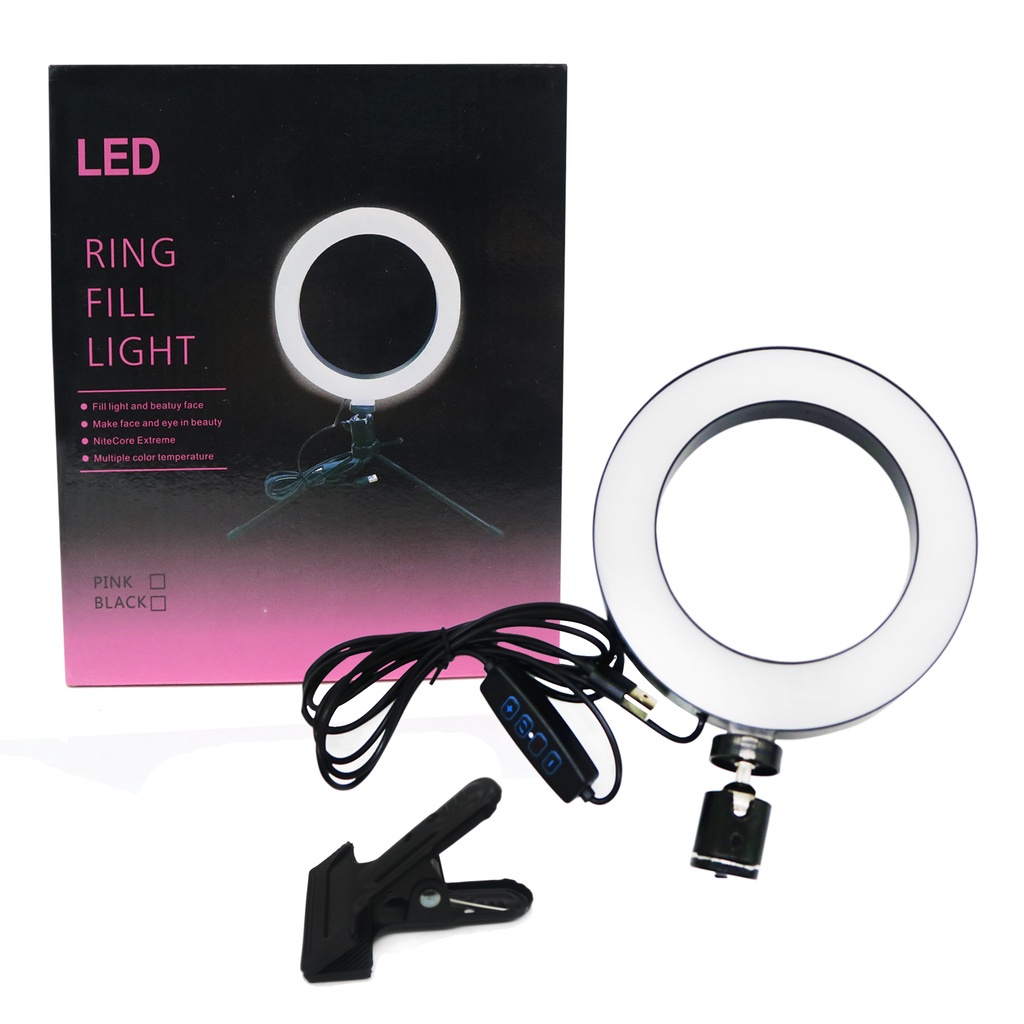 JB Led Ringlight USB 3 Modes With Stand Ring Light (2 sizes 6 & 10 ...
