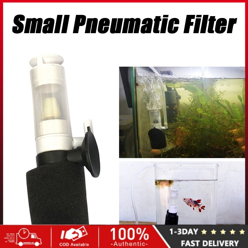 External Mini Filter Small Pneumatic Filter Aquarium Mute Submersible ...