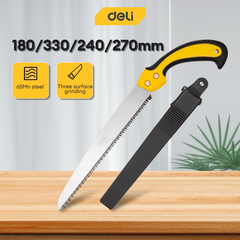 Deli Tool 180-330mm Folding Saw Hand Saw Hardware Tool Garden Saw with ...