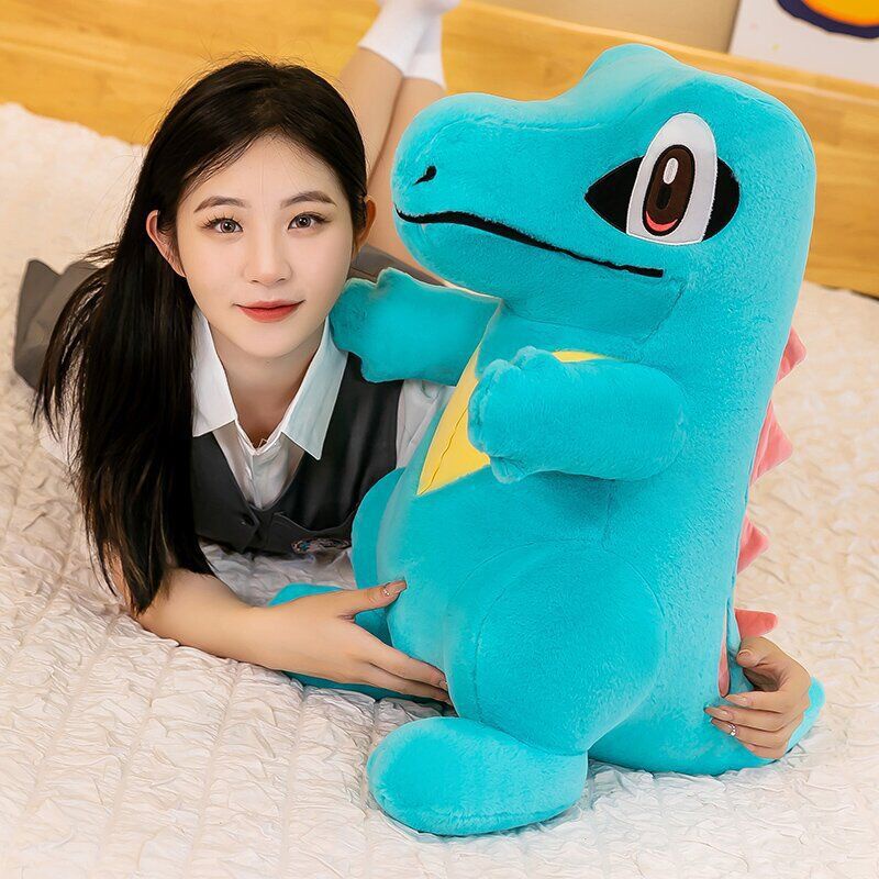 star3 60cm Pokemon Totodile Plush Dolls Gift For Kids Throw Pillow Home ...