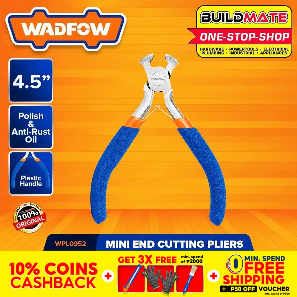 WADFOW Mini End Cutting Pliers 115mm 4.5" Inches Precision Nippers Wire ...