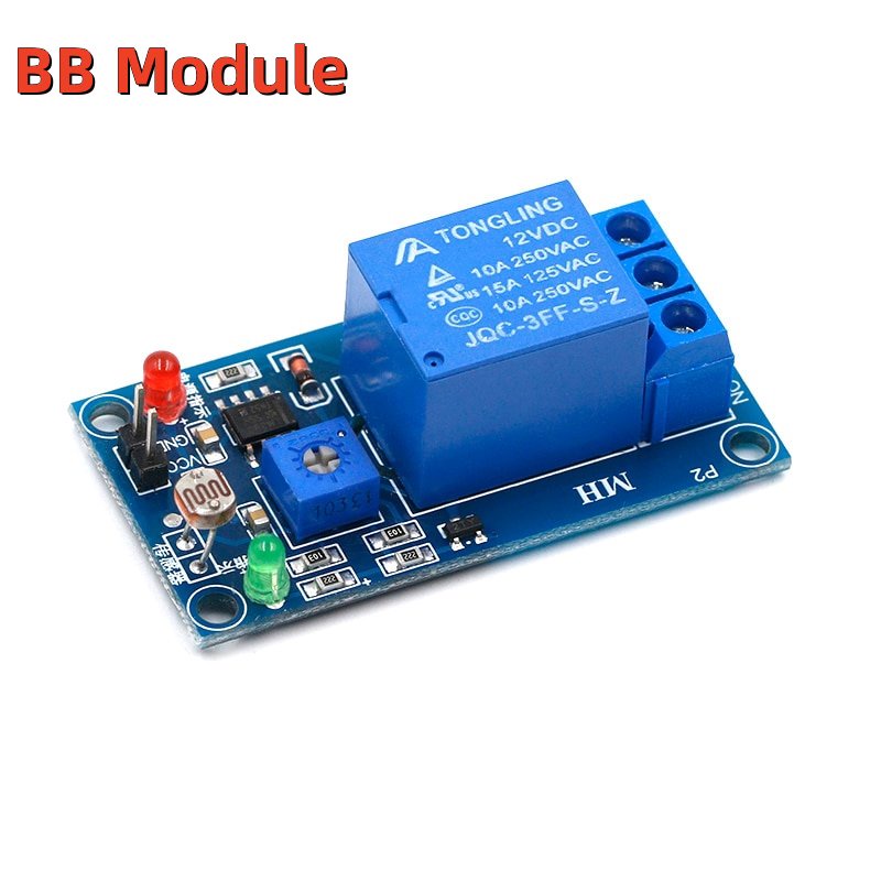 5V 12V Photoelectric Switch Sensor Switch LDR Photoelectric Resistor ...